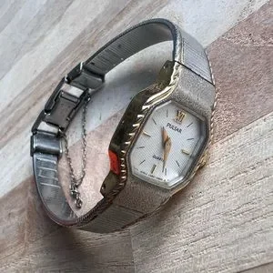 Pulsar | Accessories | Vintage Pulsar Ladies Octagonal Twotoned Dress ...